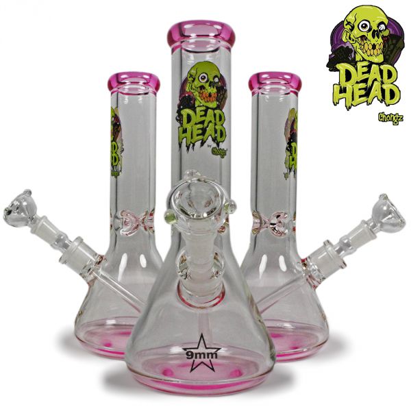 Buy Chongz Dead Head 'Day of the Dead' 30 cm Glass Bong: Glass Bongs ...