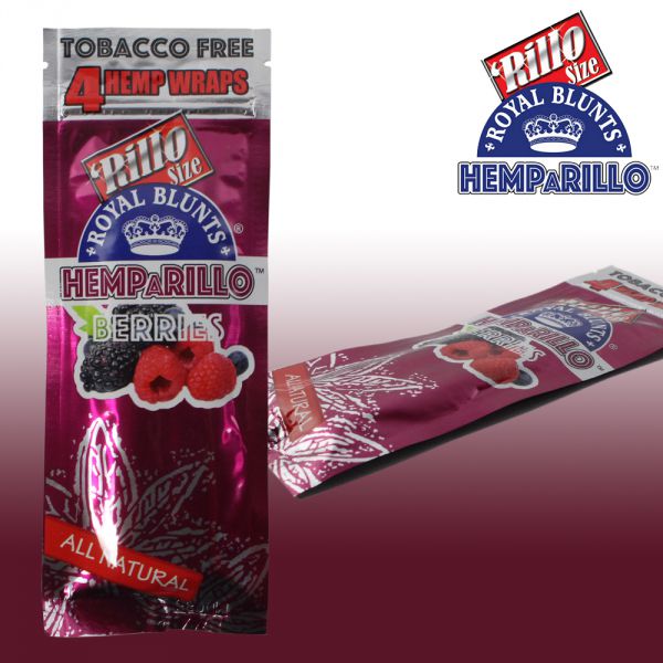 Royal Blunts Hemparillo Wraps 4 Pack : Shiva