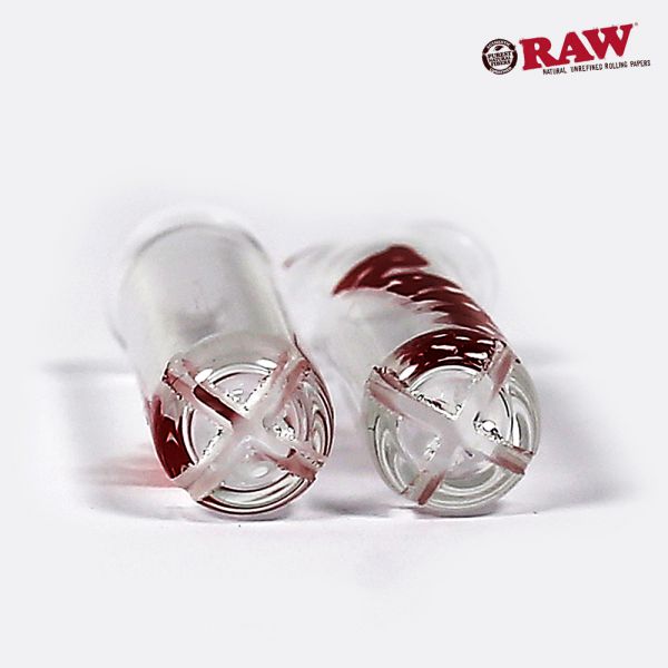 RAW Slim Glass Roach Filter Tips : Shiva